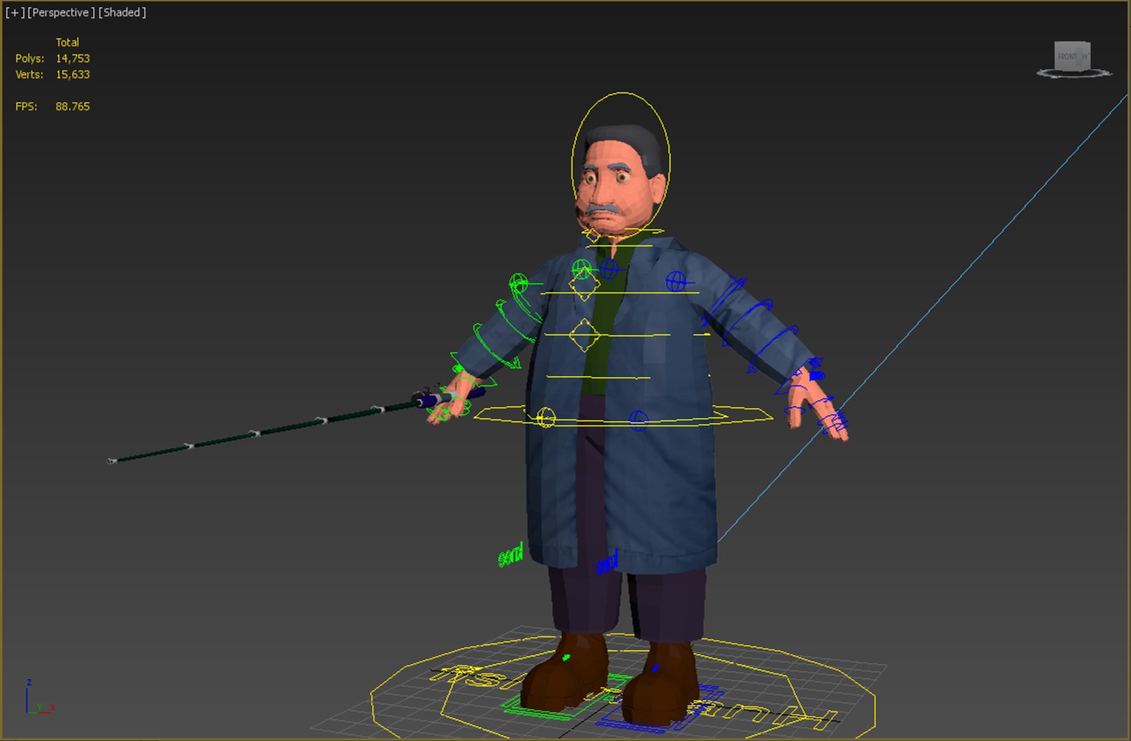Fisherman Character 3D Model - TurboSquid 1367098