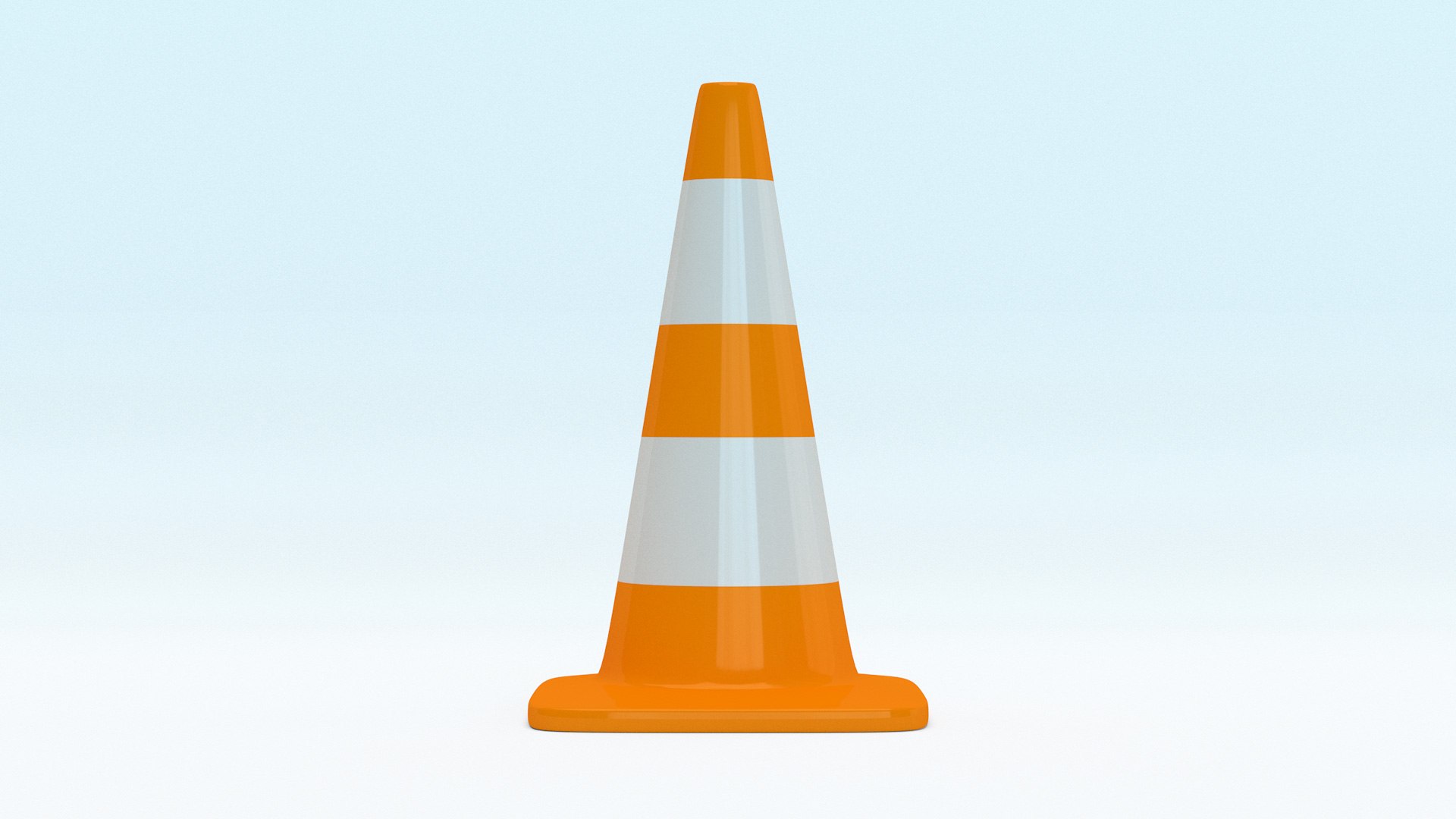 Traffic Cone Square 3D Model - TurboSquid 1284270