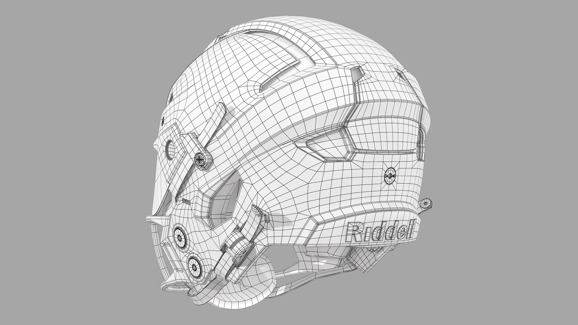 3D Riddell Axiom Helmet - TurboSquid 2188363