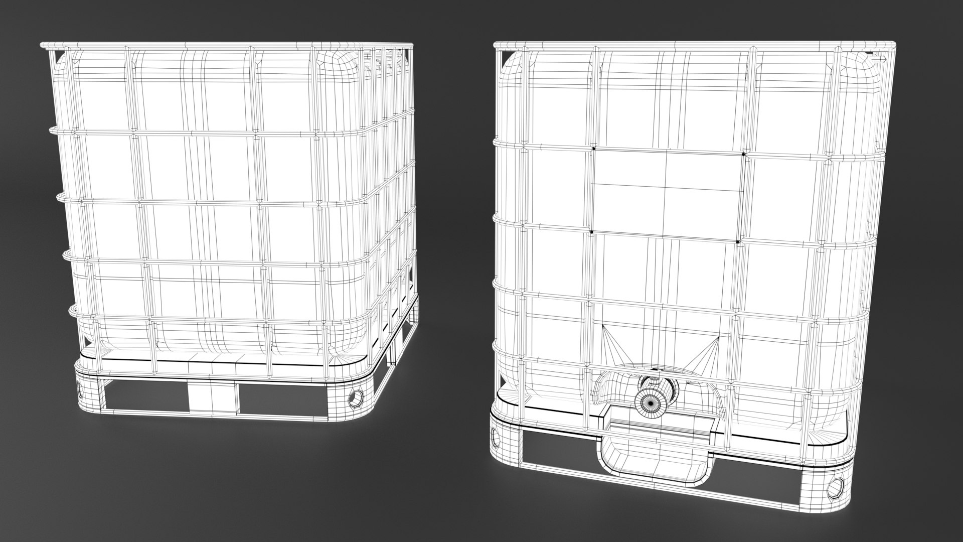 3D model ibc tank container - TurboSquid 1455180