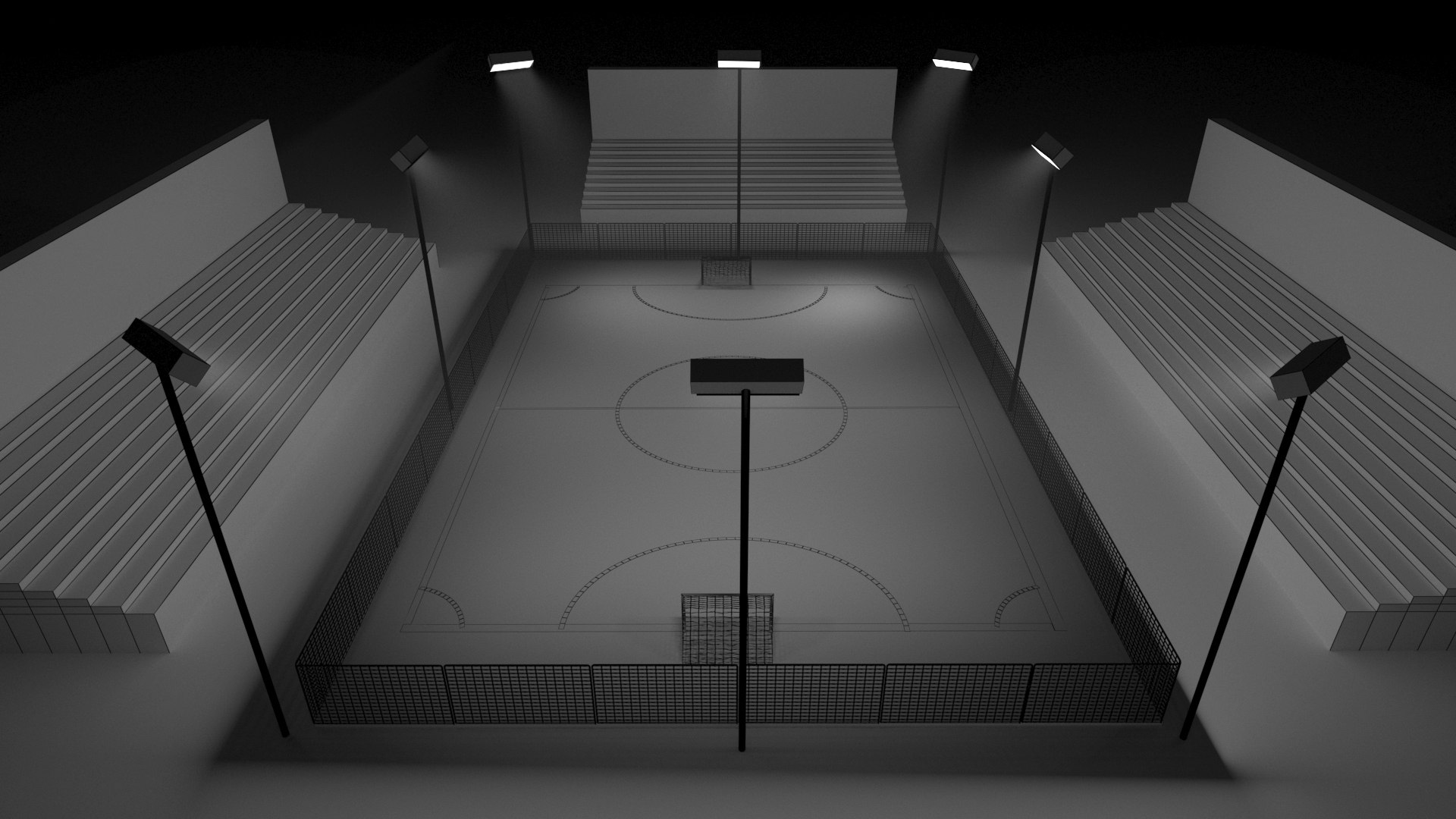 3D Futsal Ground - TurboSquid 1857339
