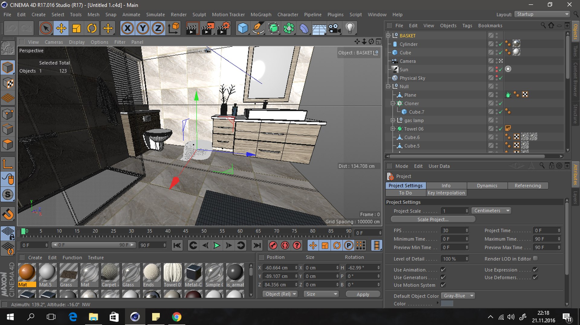 3d Model Bathroom Bath