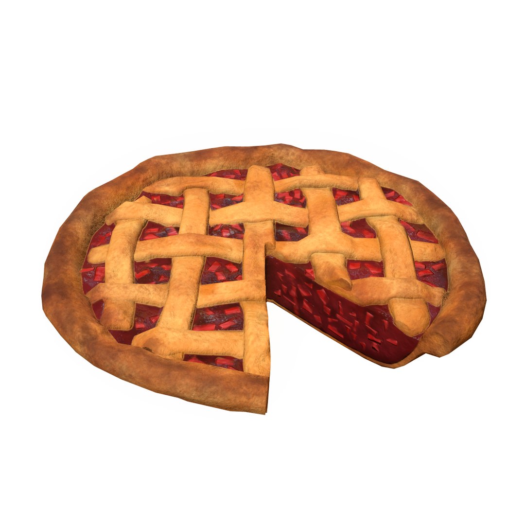 RhubarbPieChart 3D Model - TurboSquid 2084167