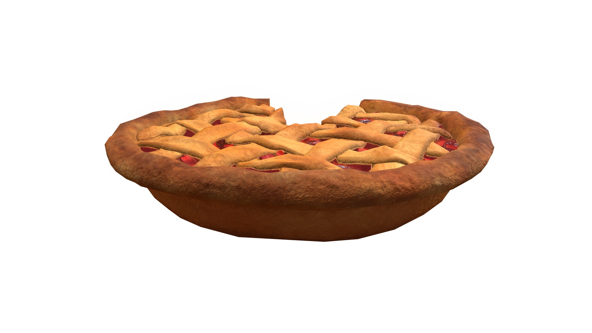 RhubarbPieChart 3D Model - TurboSquid 2084167