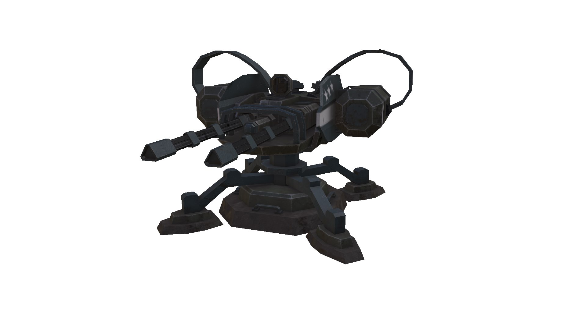 3D Tower Defense Turrets Pack - TurboSquid 1802117