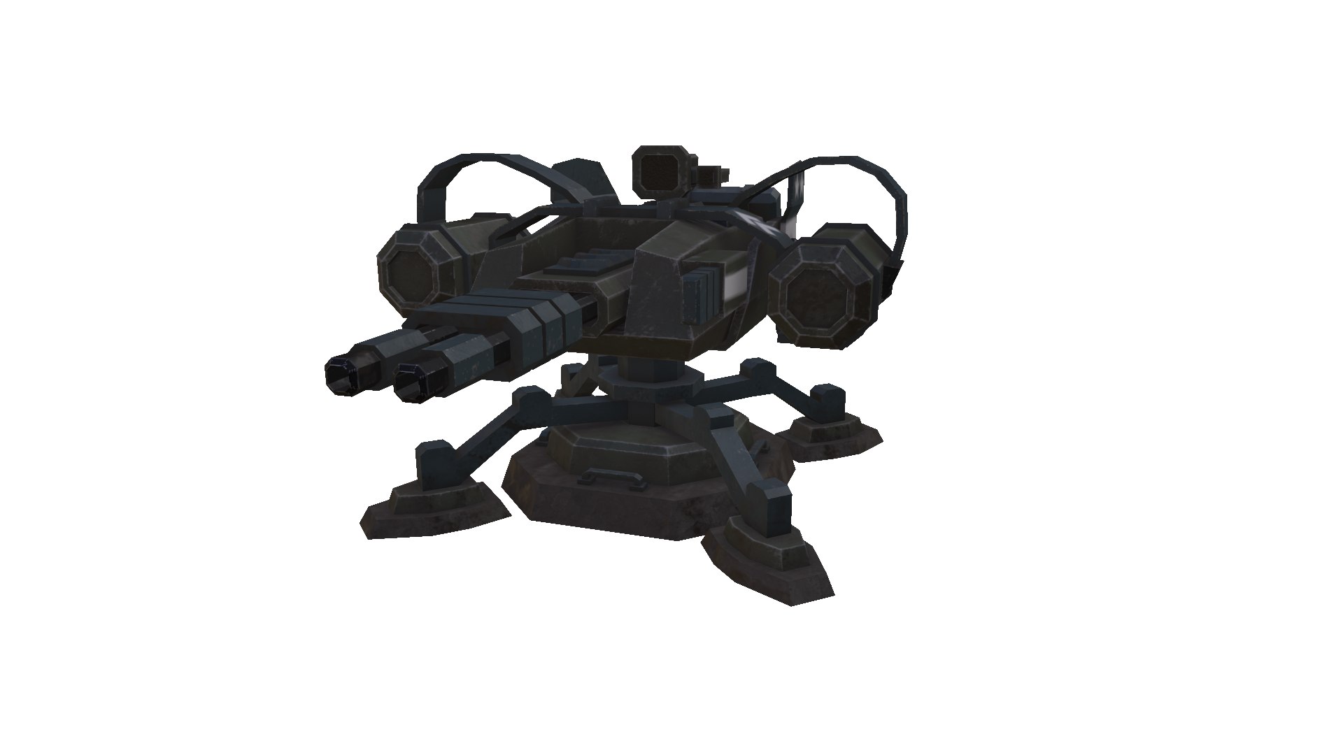 3D Tower Defense Turrets Pack - TurboSquid 1802117