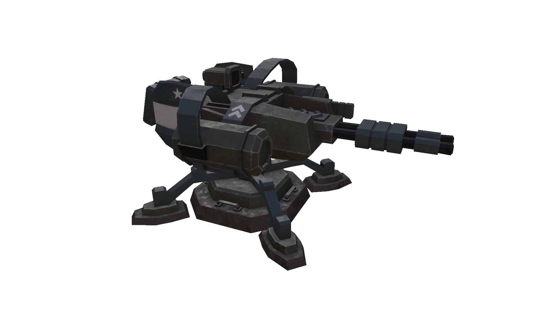 3D Tower Defense Turrets Pack - TurboSquid 1802117