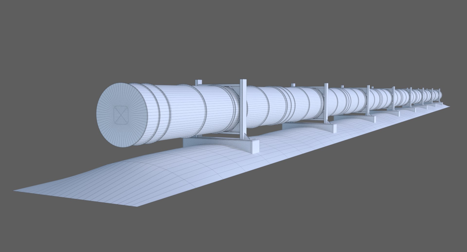 3D Model Oil Natural Gas Pipeline - TurboSquid 1162915