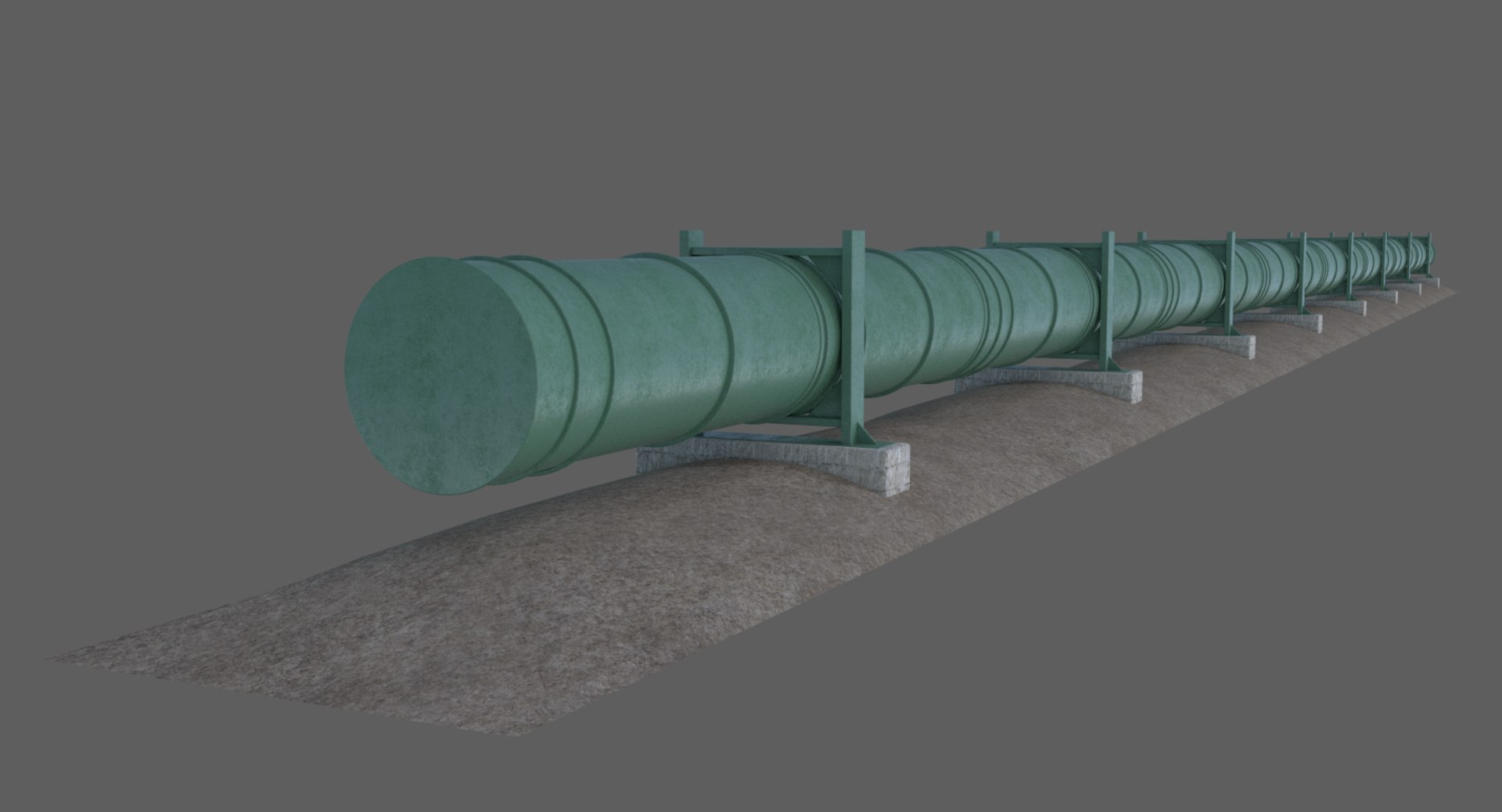 3D Model Oil Natural Gas Pipeline - TurboSquid 1162915