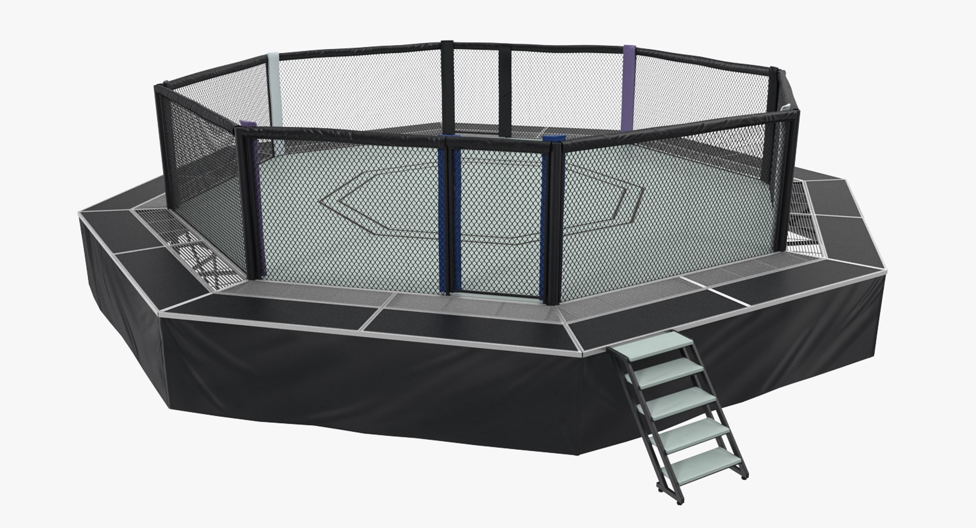 Fighting Octagon Arena 3D Model - TurboSquid 1255545