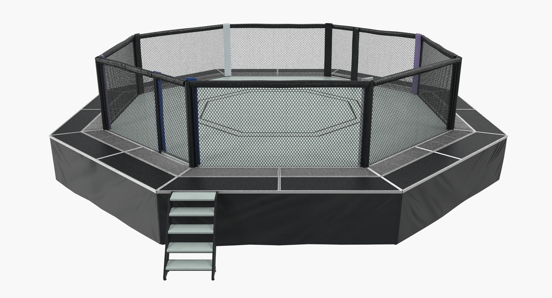 Fighting Octagon Arena 3D Model - TurboSquid 1255545