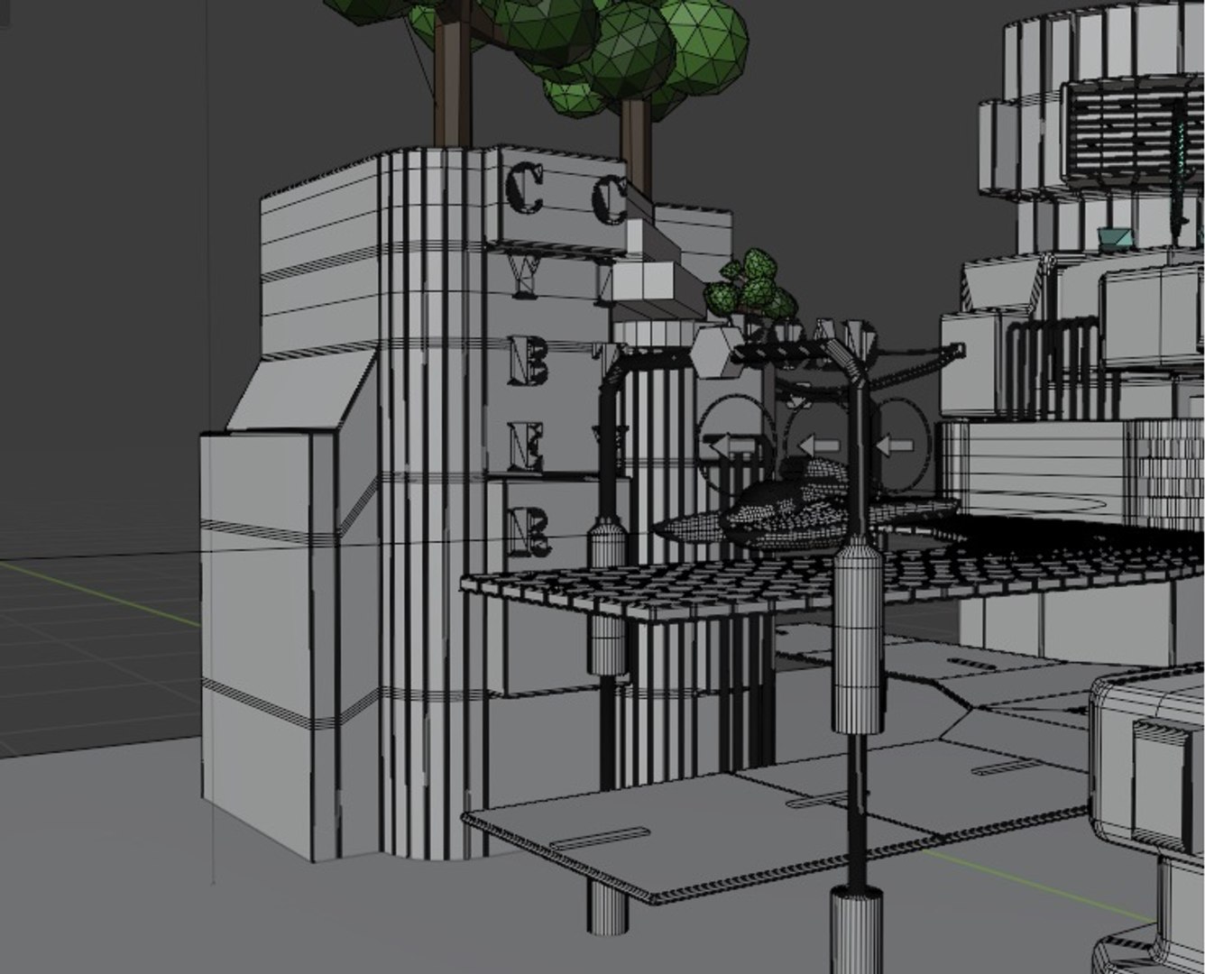 City Of The Future 3D Model - TurboSquid 2183081