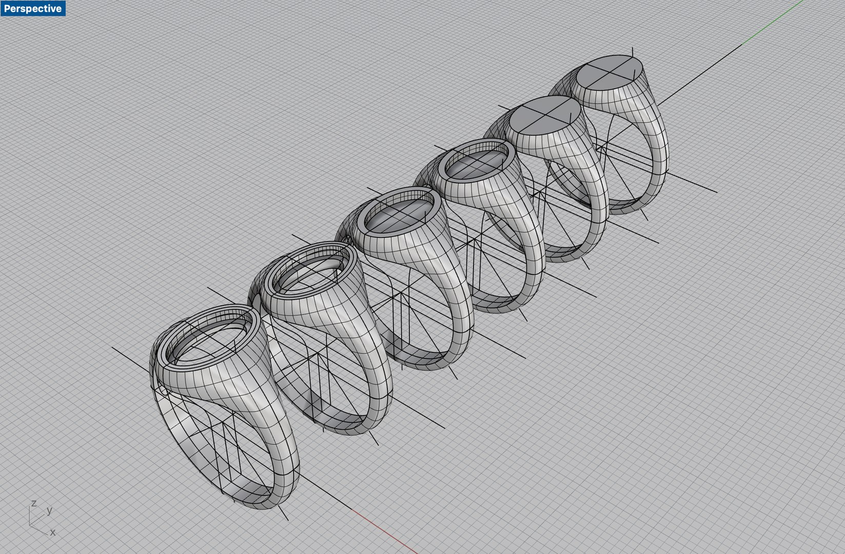 Oval 14x9 Mm Signet Rings 174 Items Model - TurboSquid 2314309