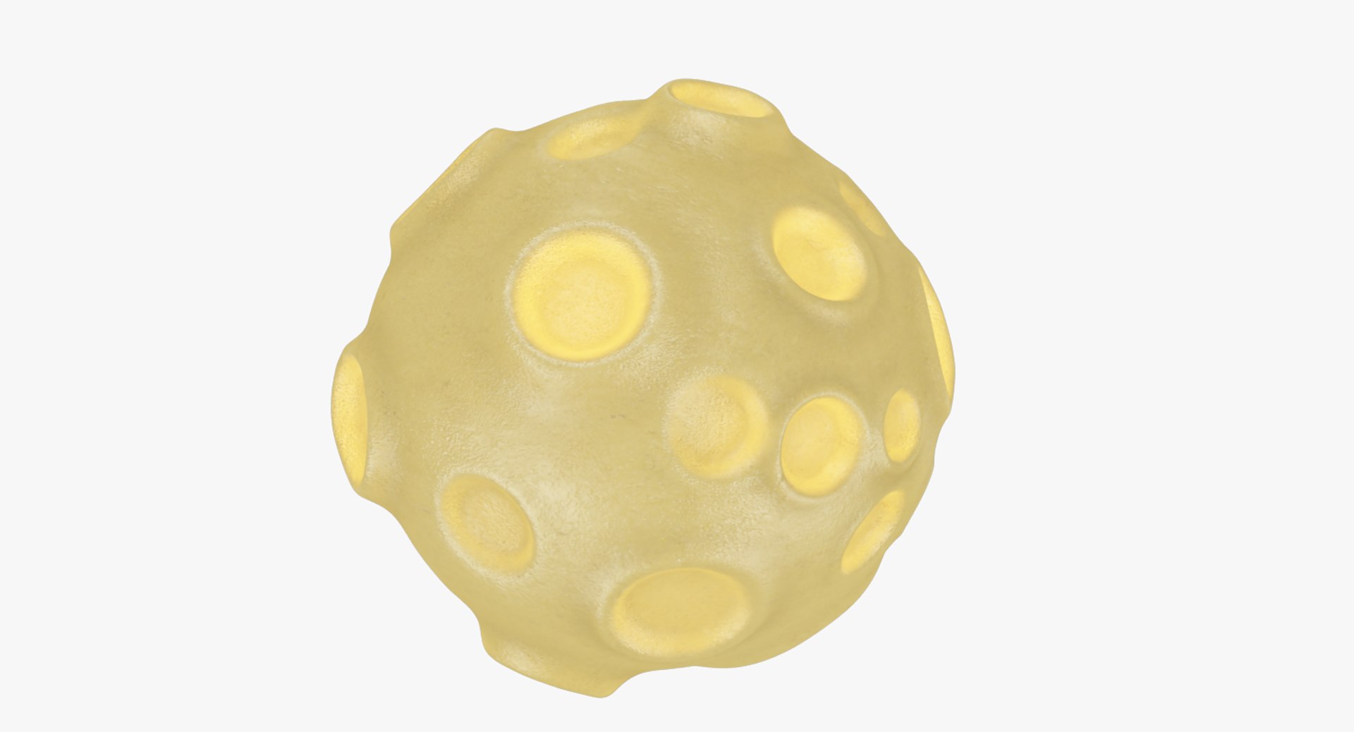 cartoon moon 3d model