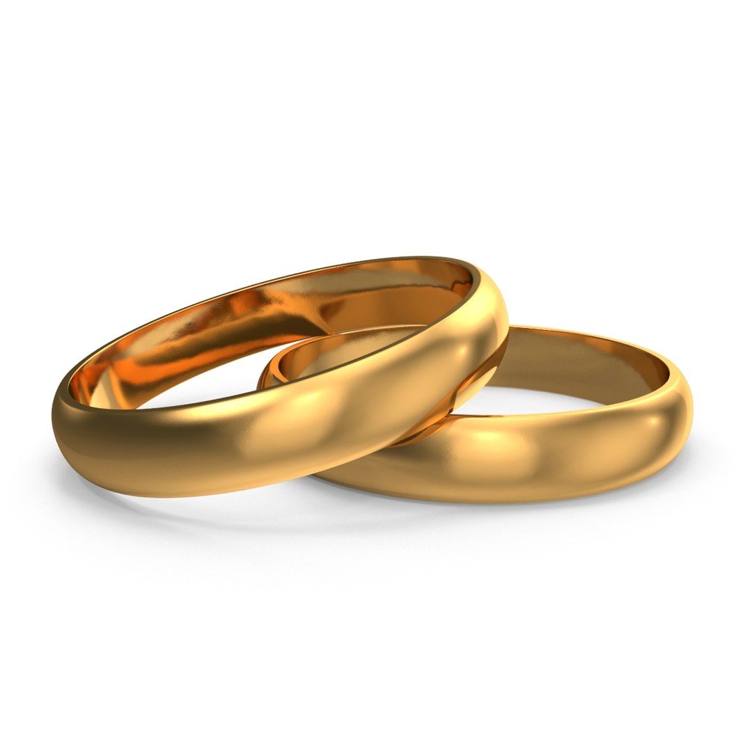 3D Pair Wedding Rings Model - TurboSquid 1189839
