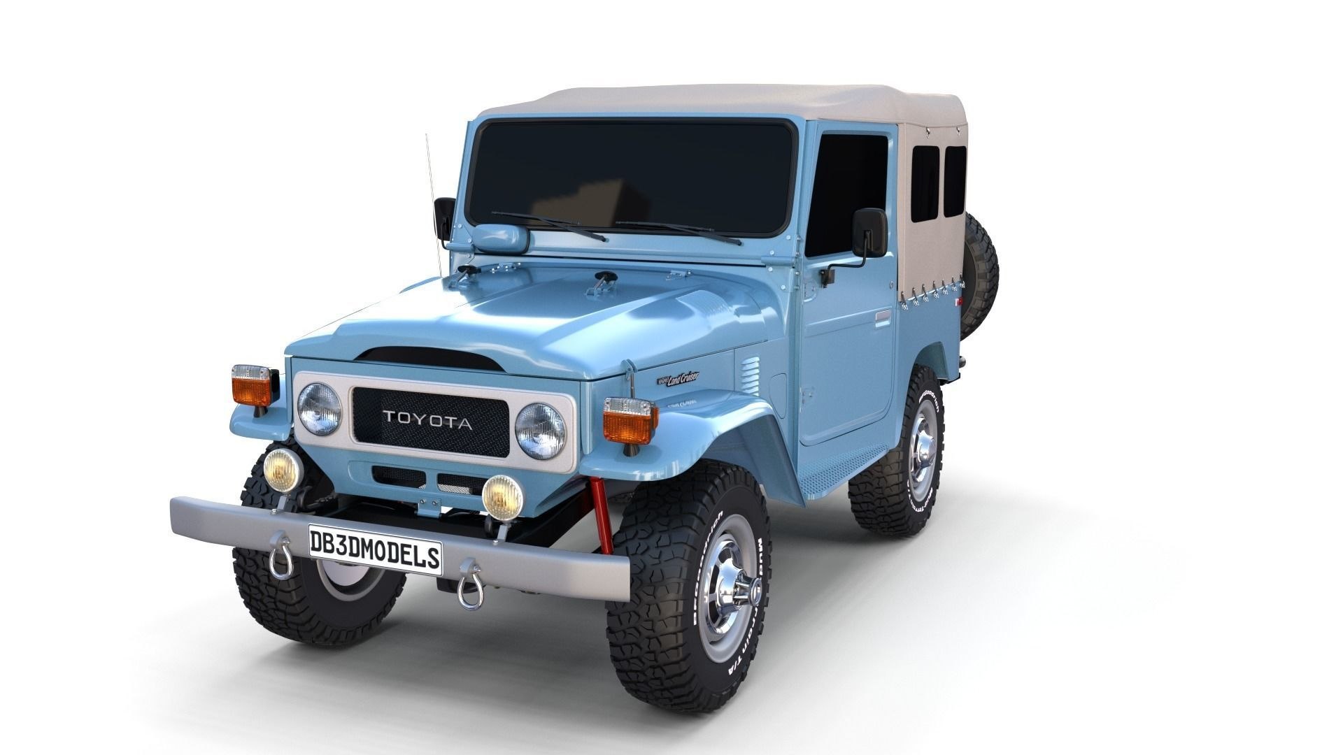 Toyota Land Cruiser 3D Model - TurboSquid 1297863