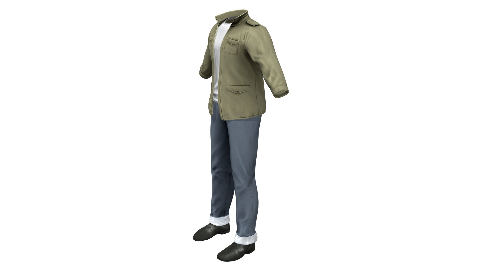 Men Casual Outfit Model - TurboSquid 1962197