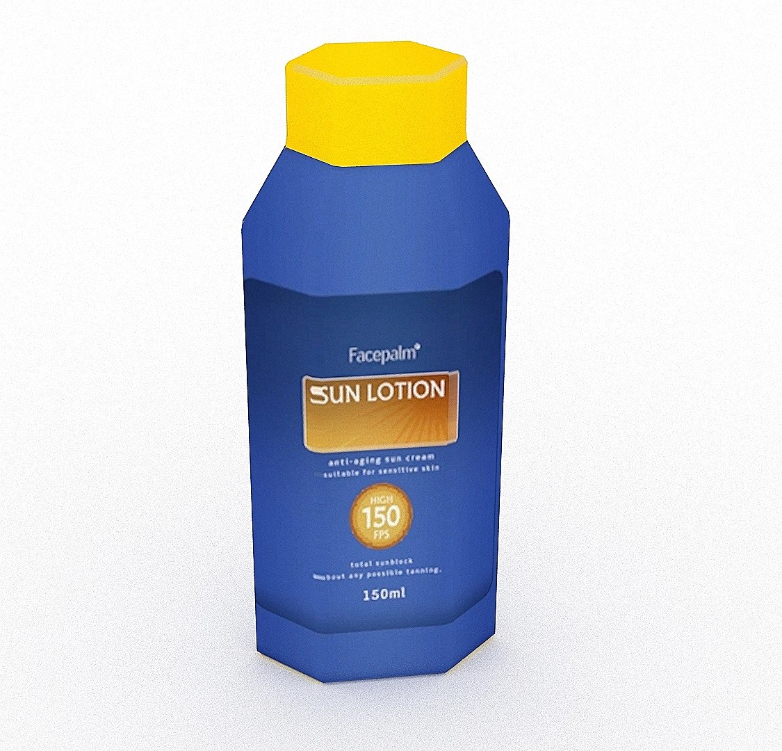 Lotion 04 3D model - TurboSquid 1374866
