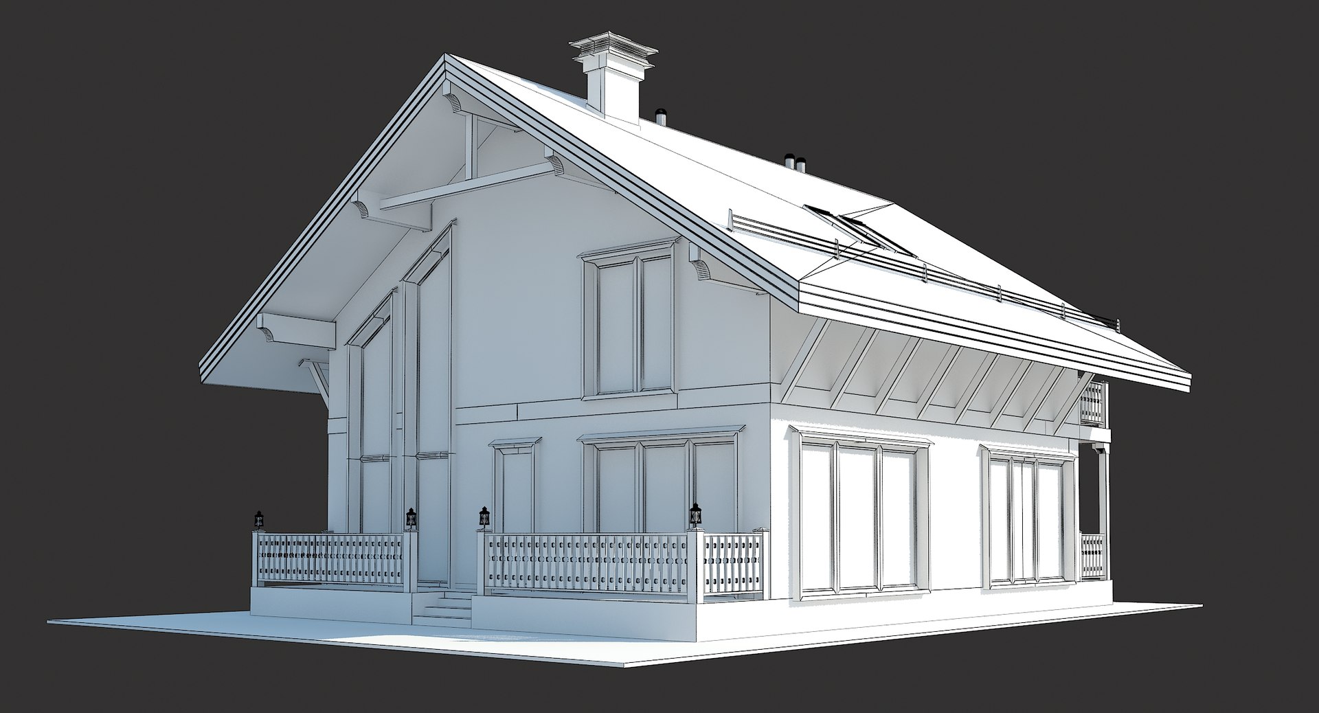 Shale House 3D Model - TurboSquid 1165766