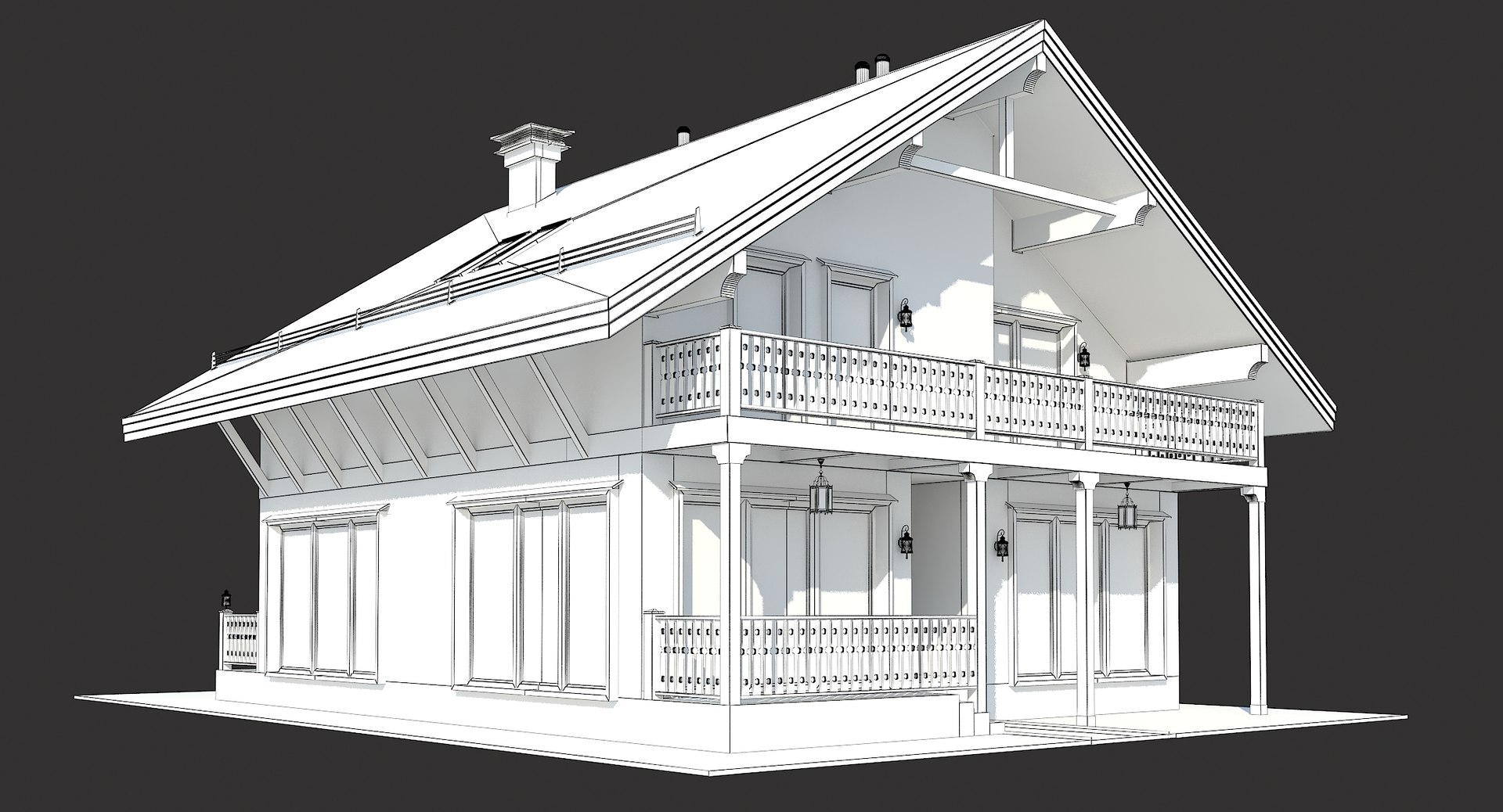 Shale House 3D Model - TurboSquid 1165766