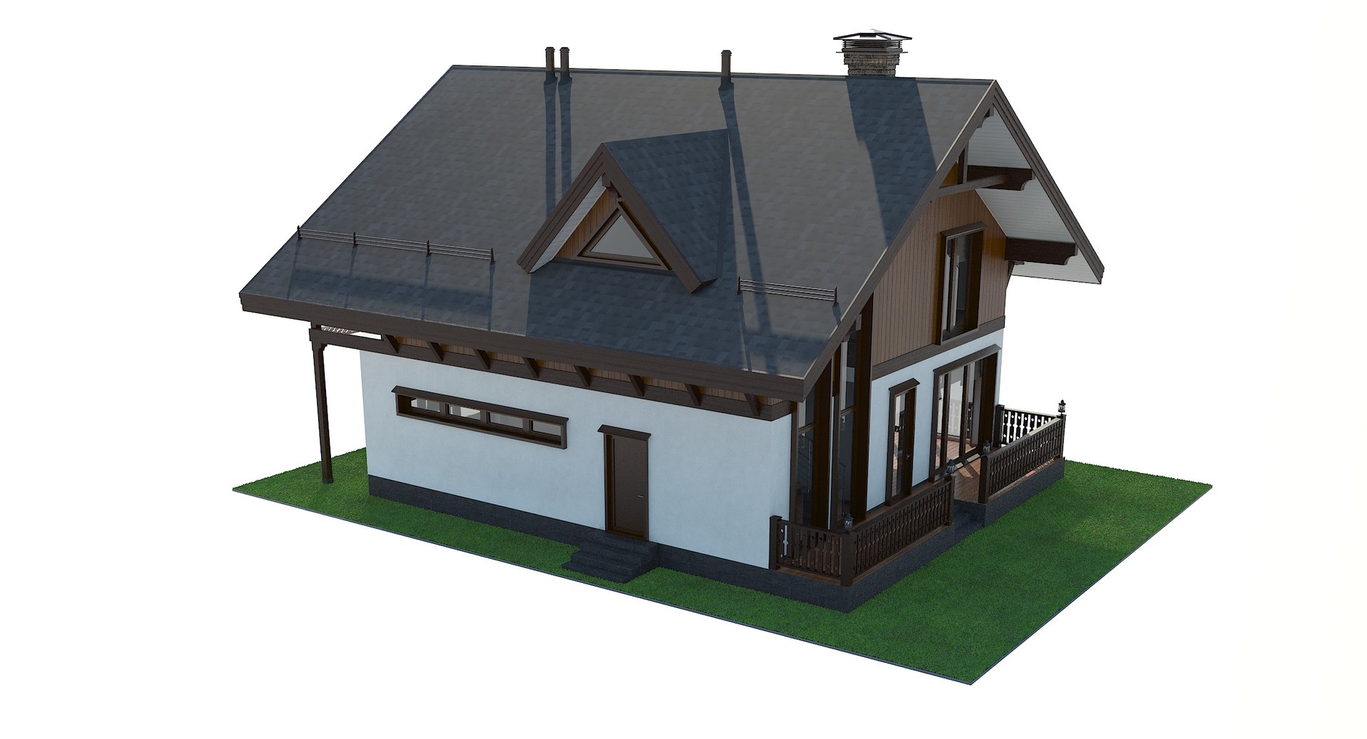 Shale House 3D Model - TurboSquid 1165766
