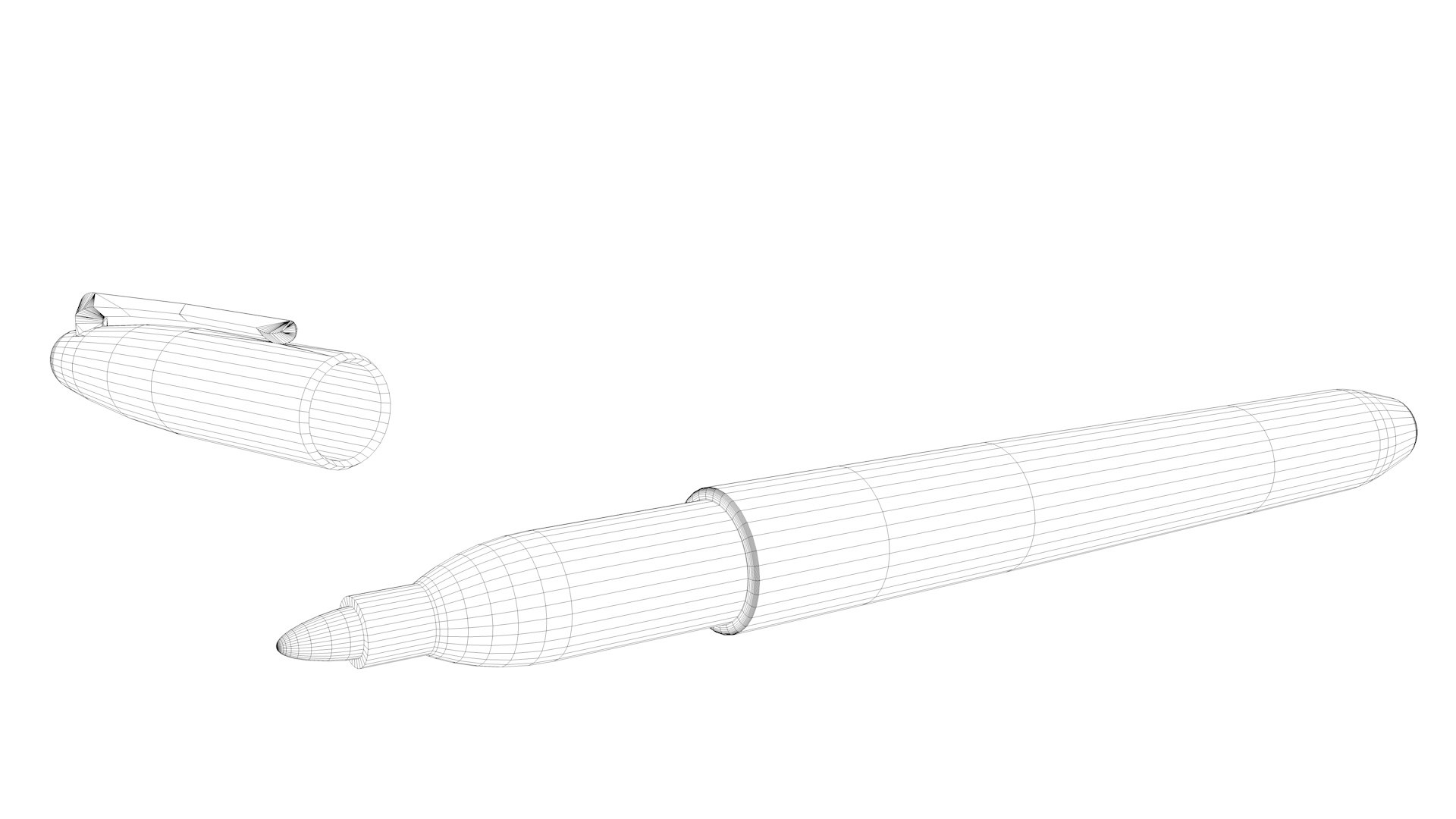 3D Sharpie Fine Point - TurboSquid 1762738