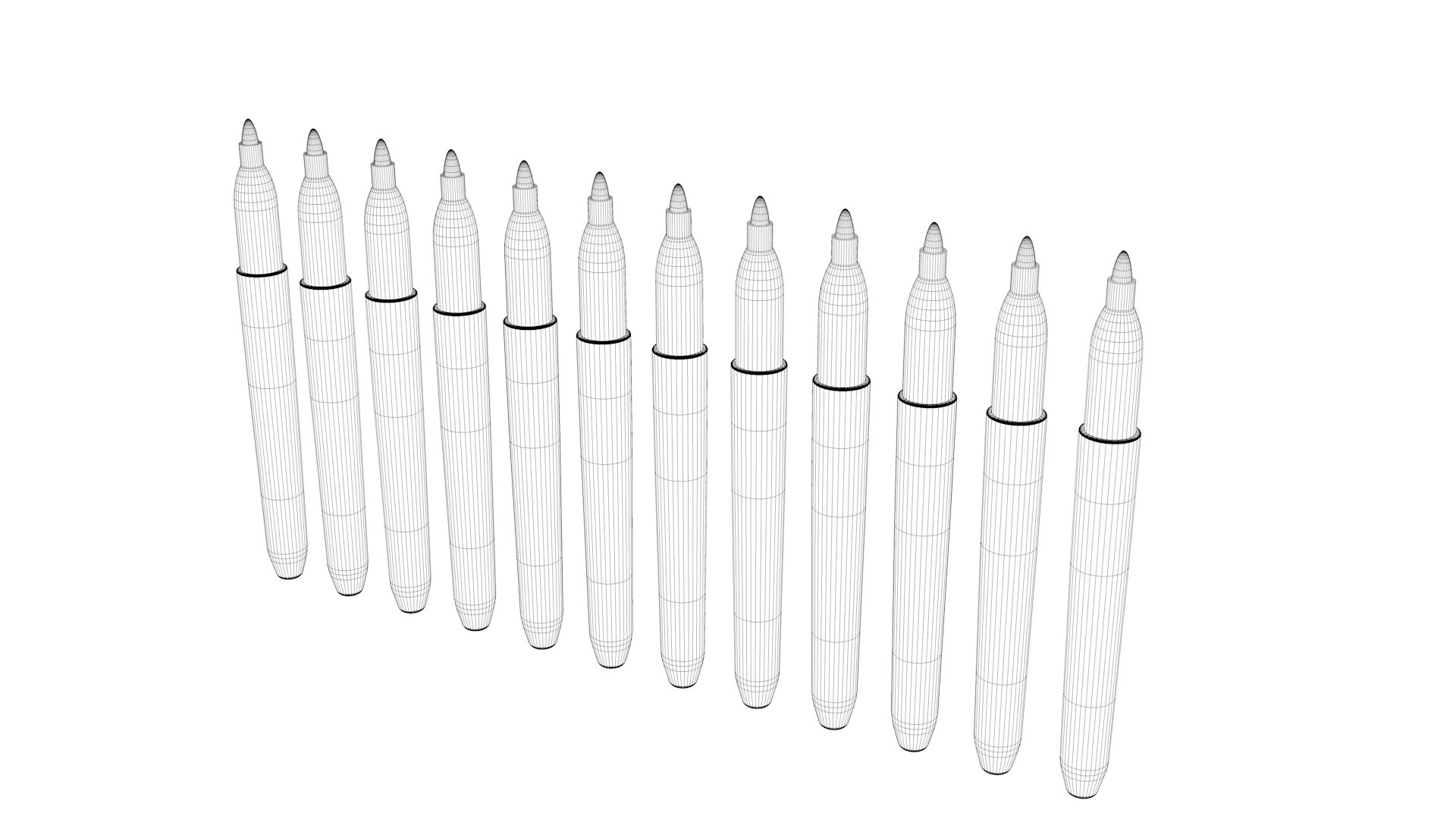 3D Sharpie Fine Point - TurboSquid 1762738