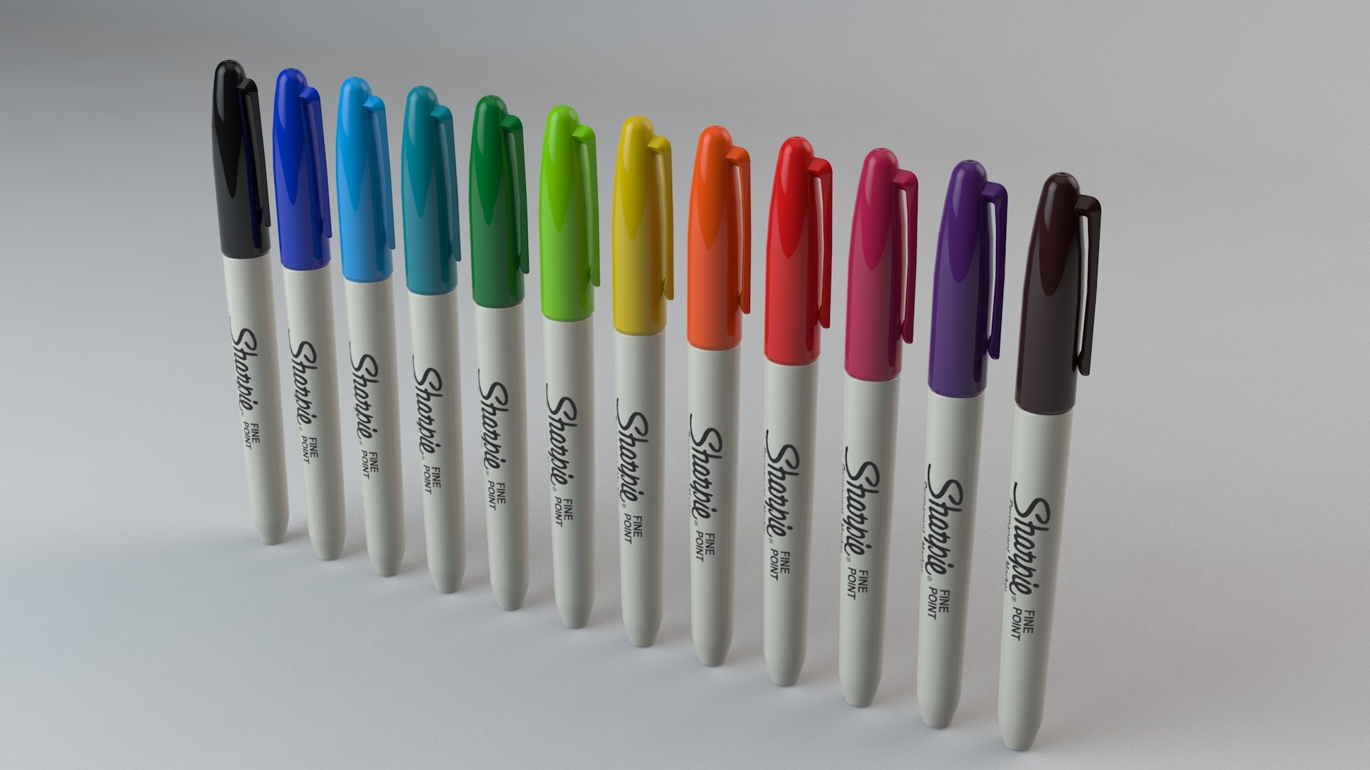 3D Sharpie Fine Point - TurboSquid 1762738