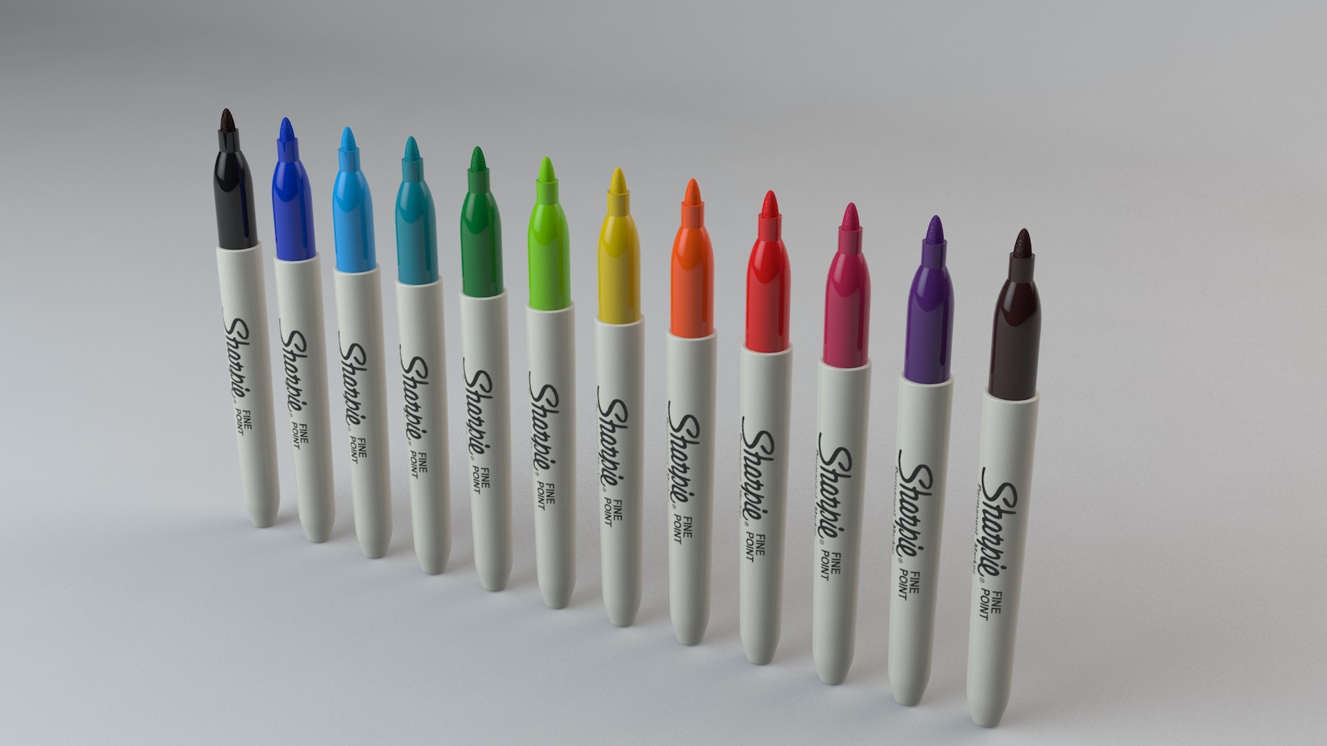 3D Sharpie Fine Point - TurboSquid 1762738