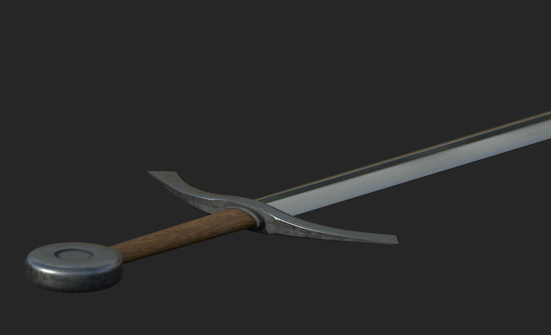 Simple medieval sword model - TurboSquid 1281278
