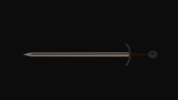 Simple medieval sword model - TurboSquid 1281278
