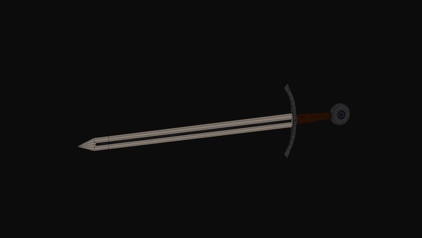 Simple medieval sword model - TurboSquid 1281278