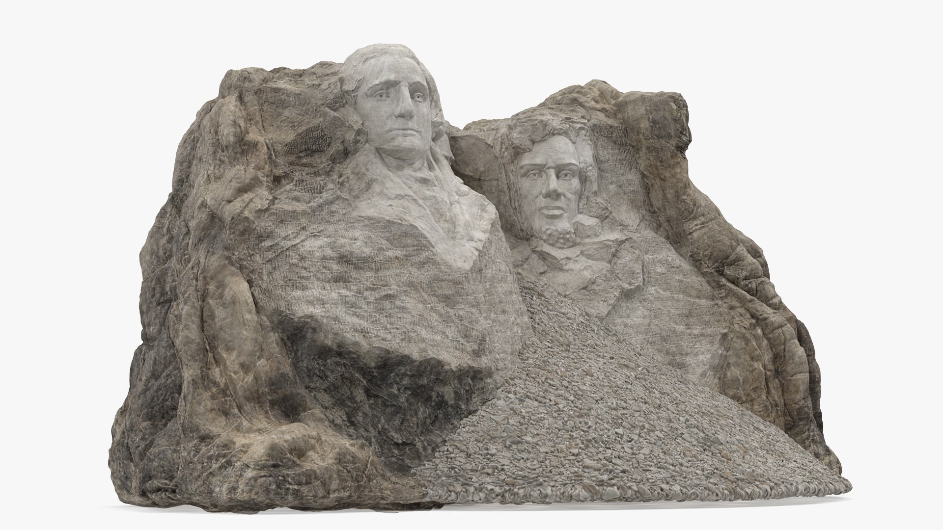 3D mount rushmore national memorial - TurboSquid 1610737