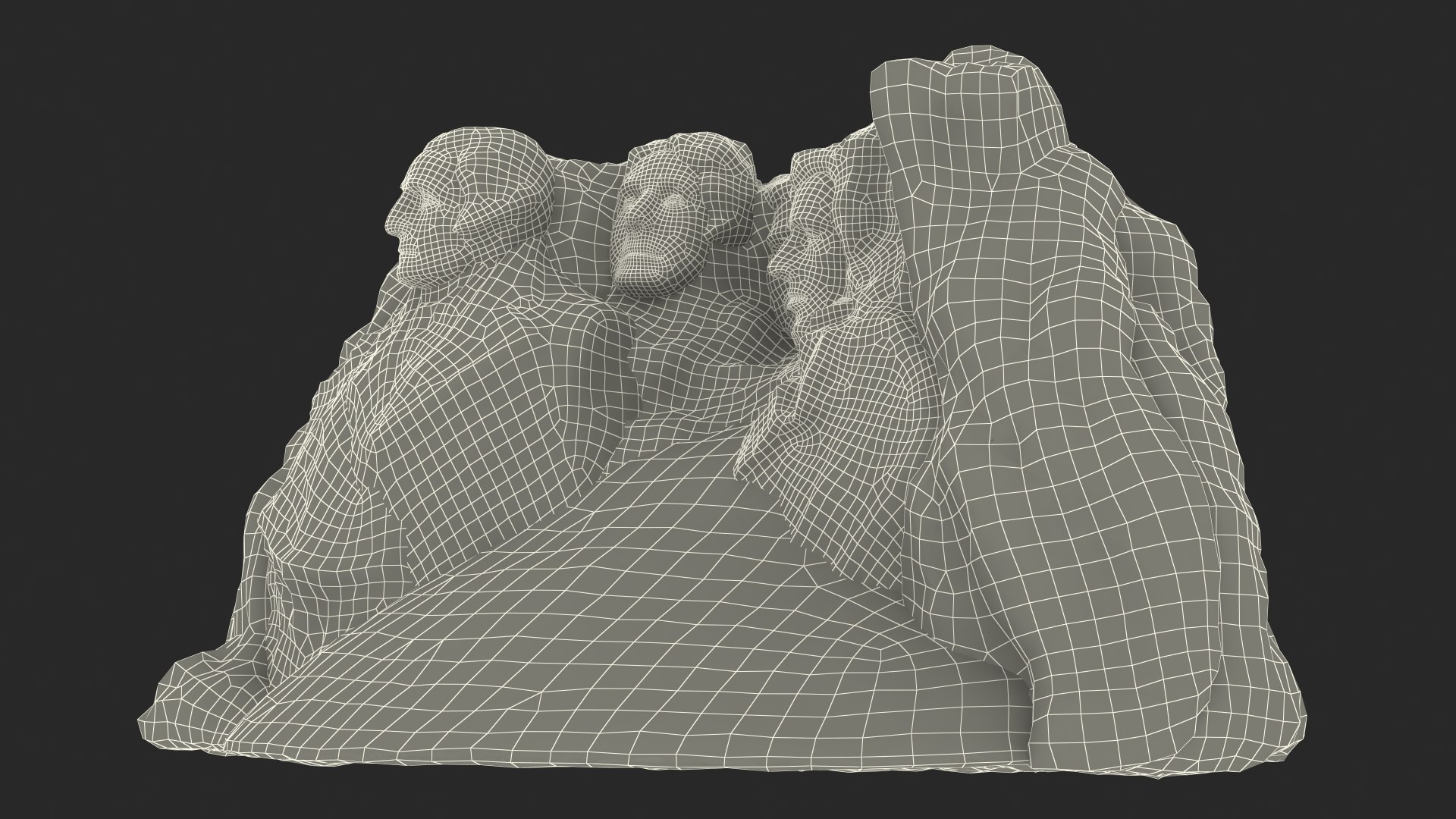 3D mount rushmore national memorial - TurboSquid 1610737
