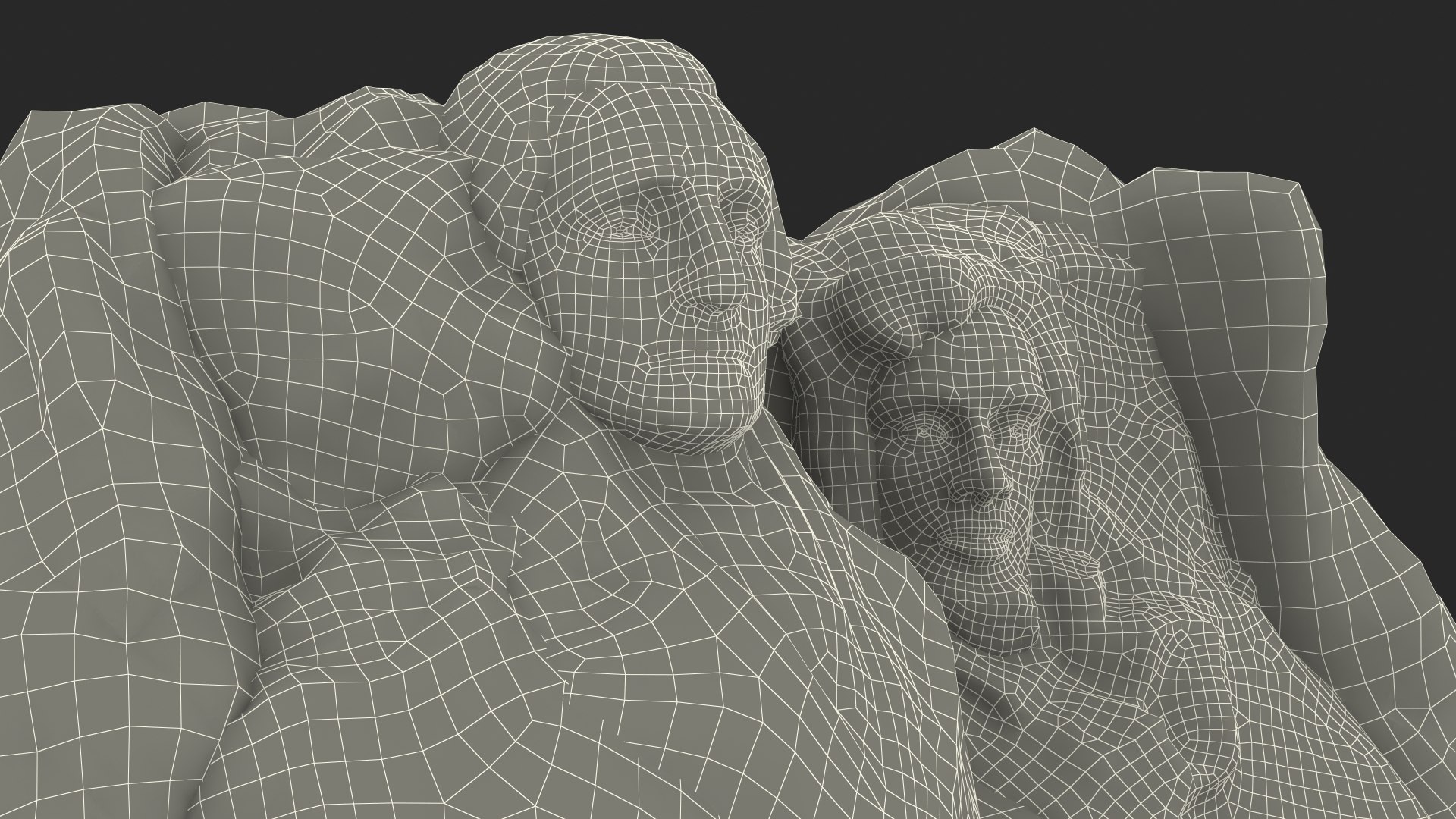 3D mount rushmore national memorial - TurboSquid 1610737