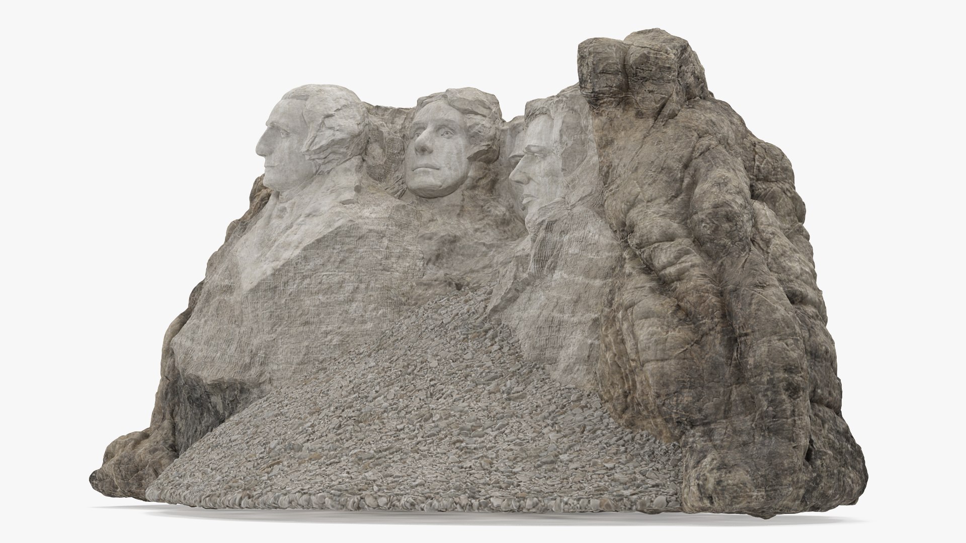 3D mount rushmore national memorial - TurboSquid 1610737