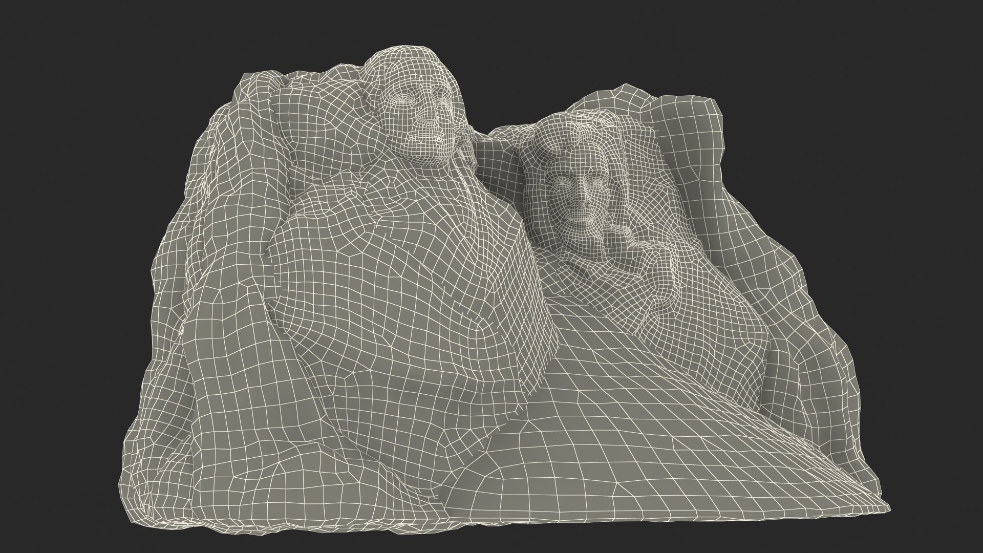 3D mount rushmore national memorial - TurboSquid 1610737