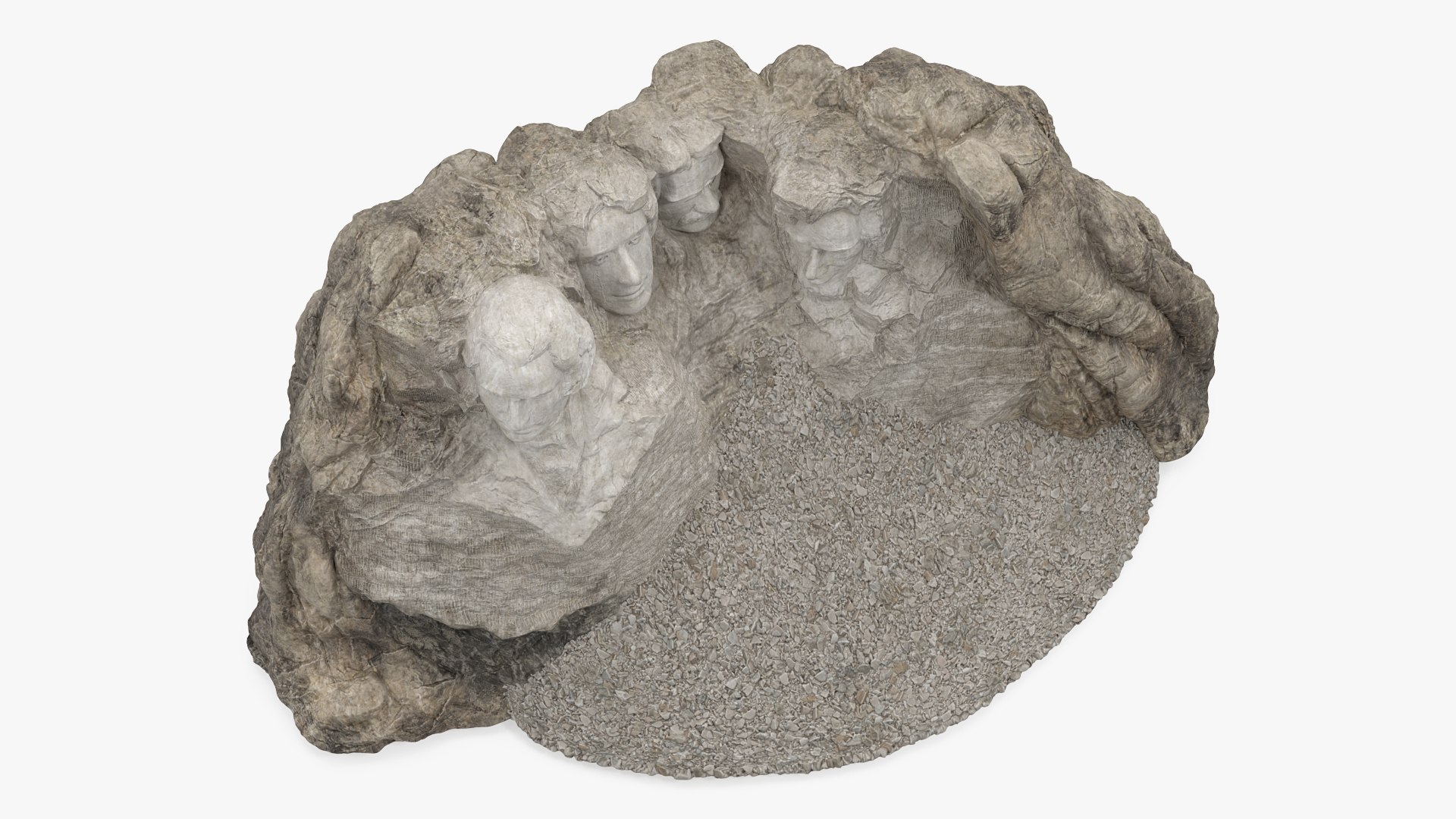 3D mount rushmore national memorial - TurboSquid 1610737