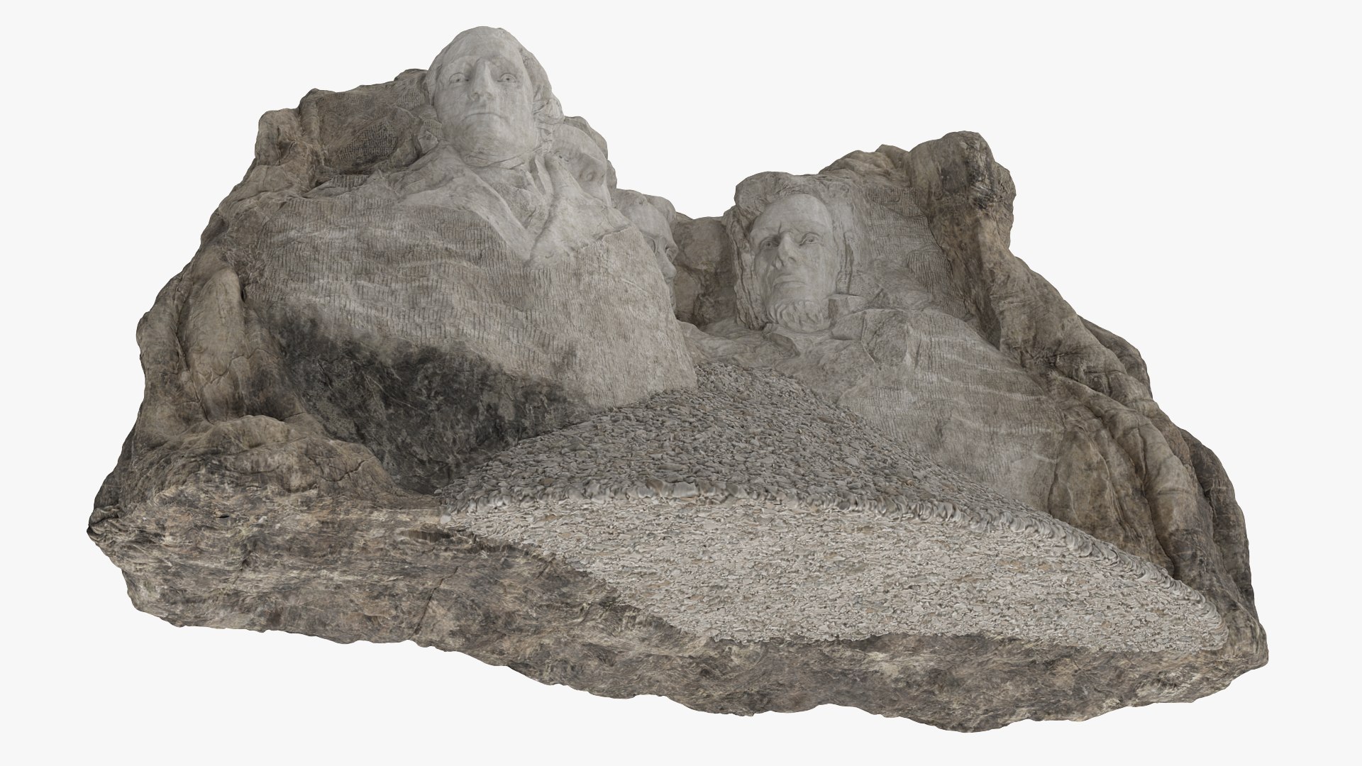 3D mount rushmore national memorial - TurboSquid 1610737