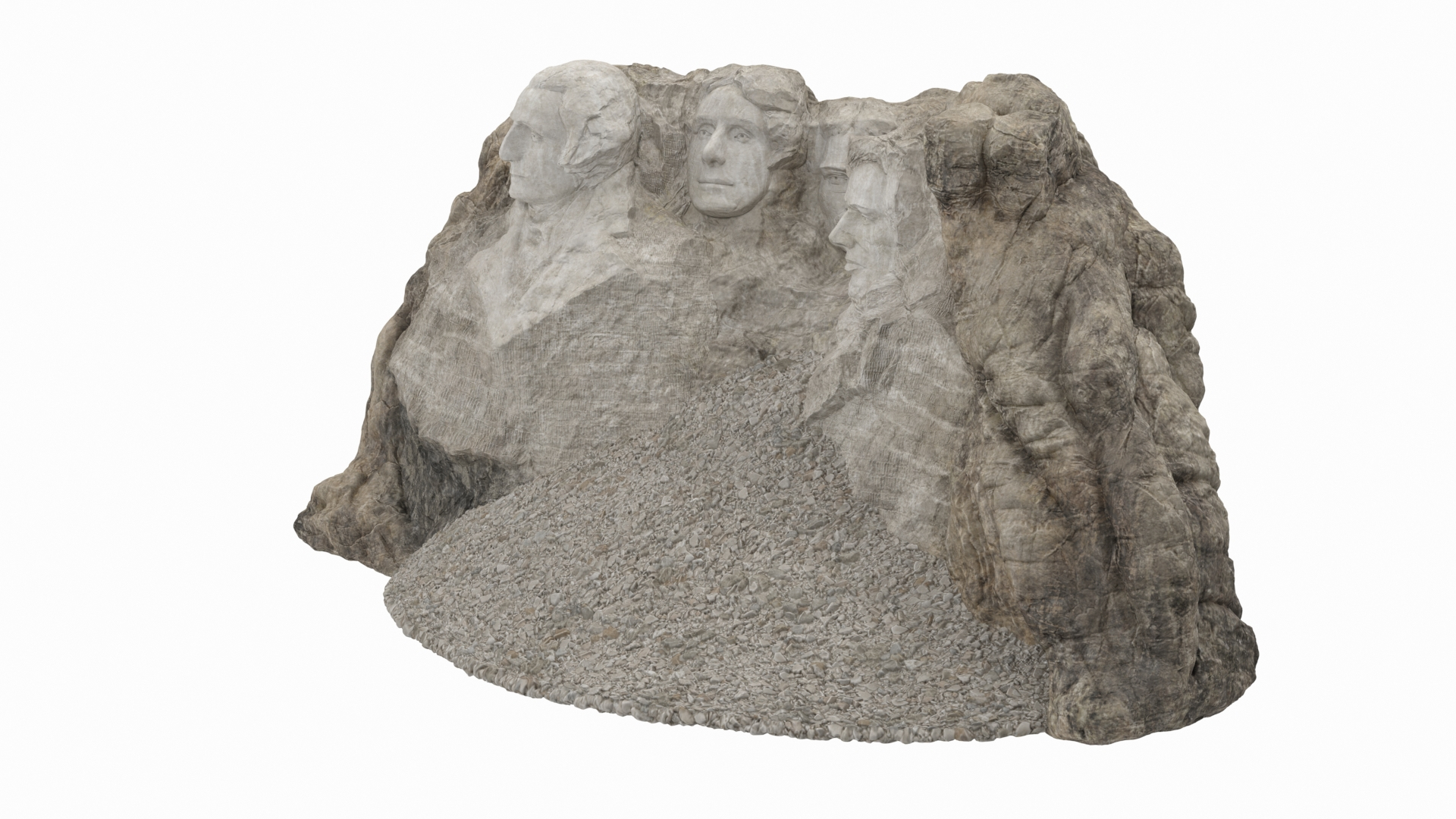 3D Mount Rushmore National Memorial - TurboSquid 1610737