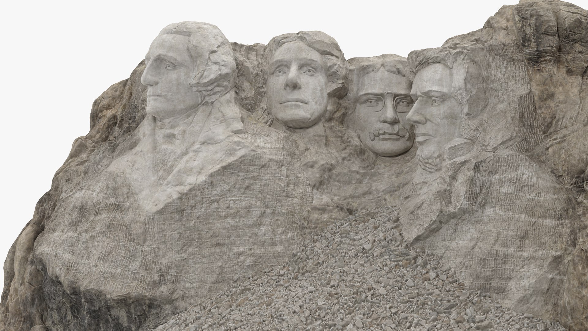 3D Mount Rushmore National Memorial - TurboSquid 1610737