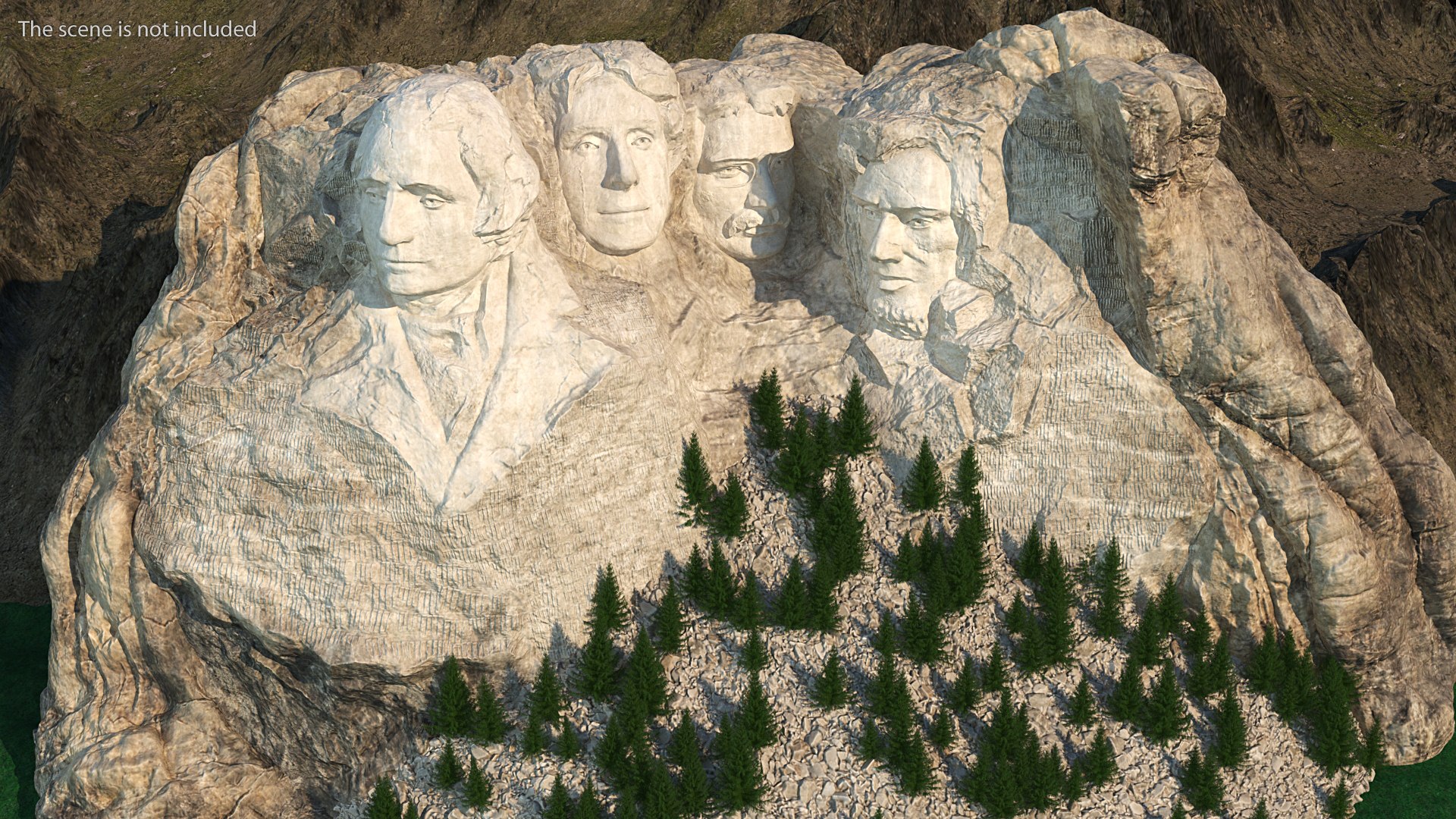 3D Mount Rushmore National Memorial - TurboSquid 1610737