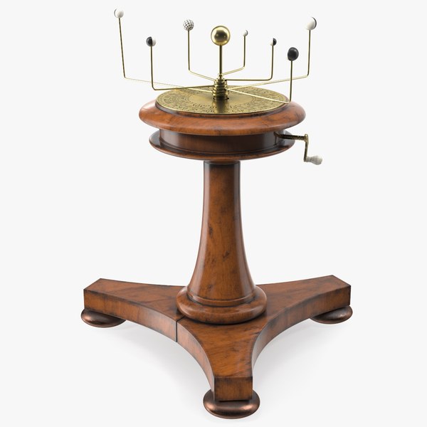 Small Antique Orrery model - TurboSquid 1930079