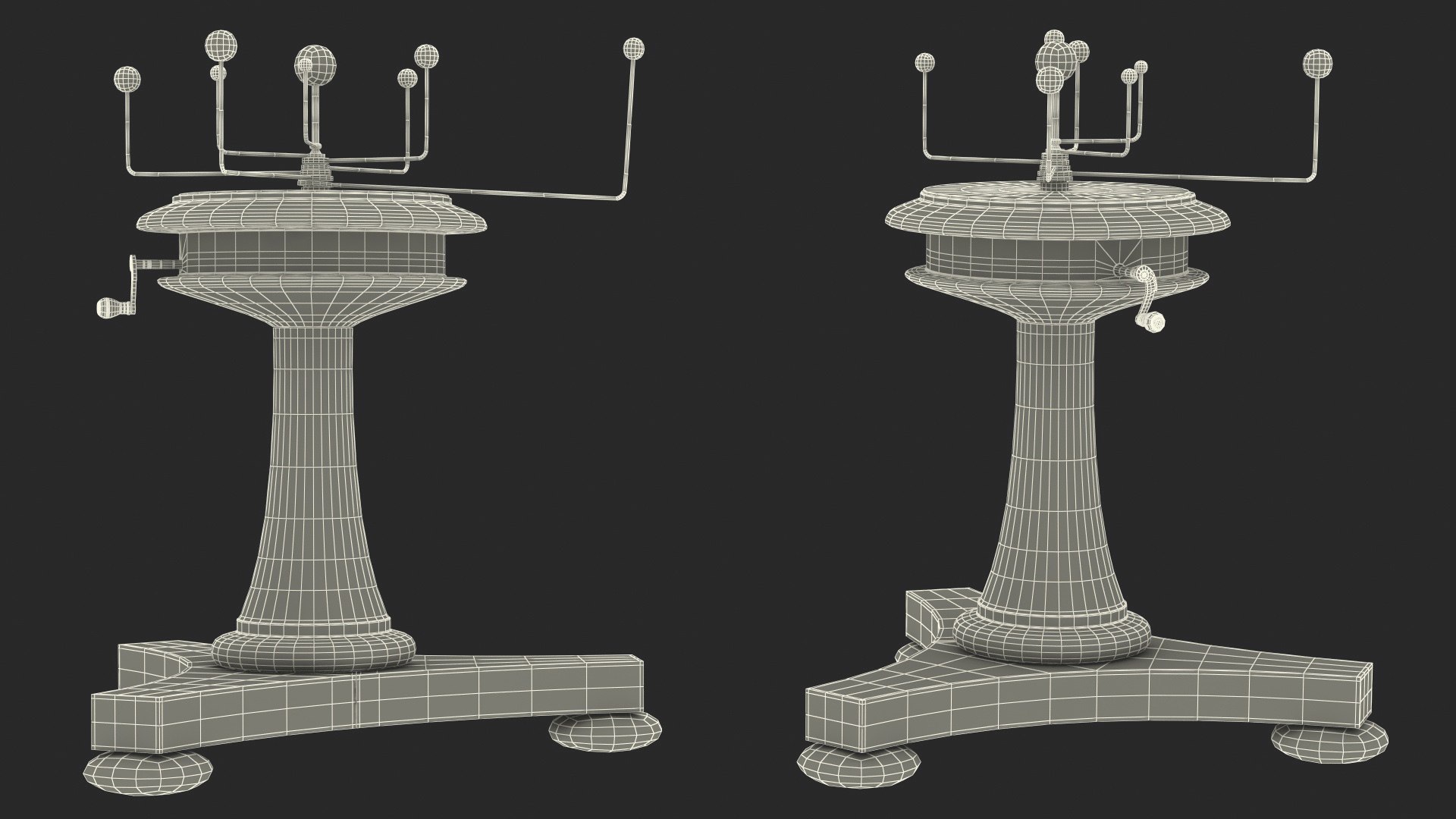 Small Antique Orrery Model - TurboSquid 1930079