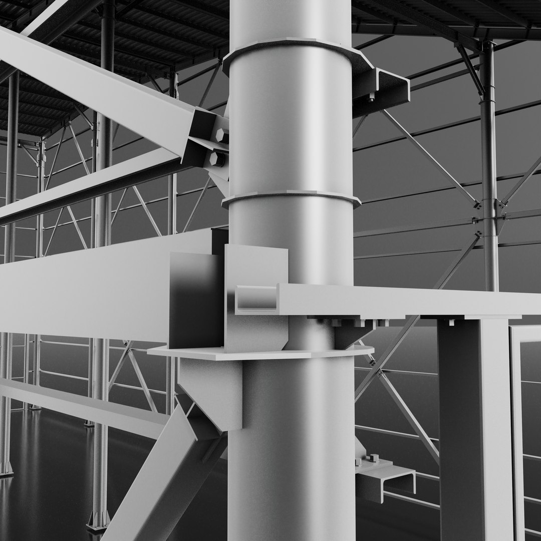3D Model Grain Warehouse - TurboSquid 2245243