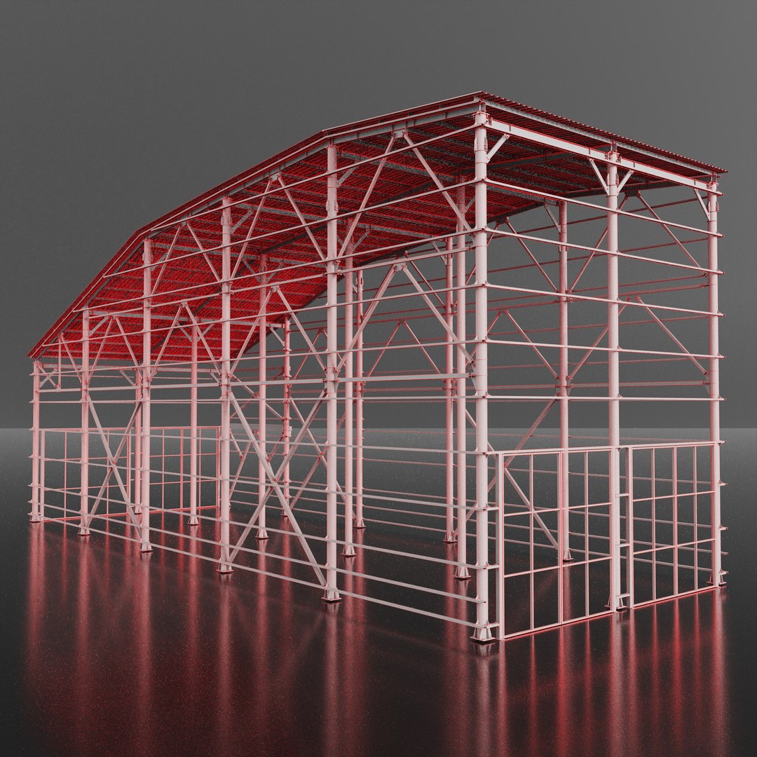 3D Model Grain Warehouse - TurboSquid 2245243