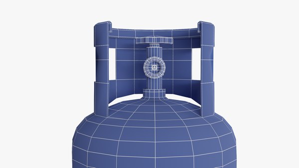 modelo 3d Cilindro de gas oxidado - TurboSquid 1760593