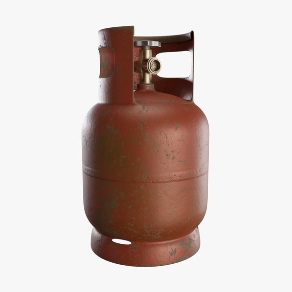 modelo 3d Cilindro de gas oxidado - TurboSquid 1760593