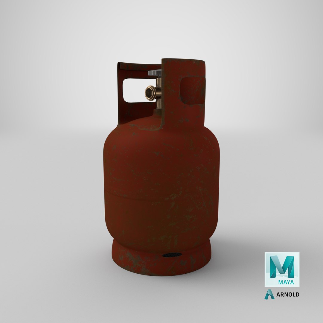Gas Cylinder Rusty 3D Model - TurboSquid 1760593
