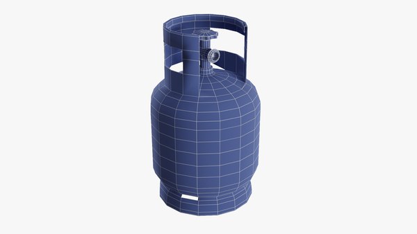 modelo 3d Cilindro de gas oxidado - TurboSquid 1760593